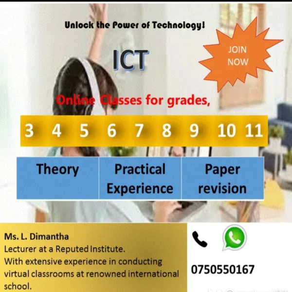 ICT classes for Grade 1 to 11