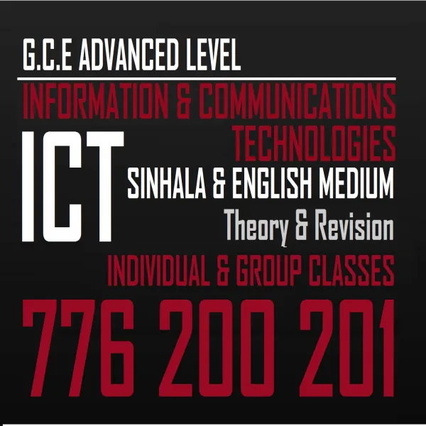 A/L & O/L ICT Tuition – Colombo & Kalutara – Sinhala & English Medium ...