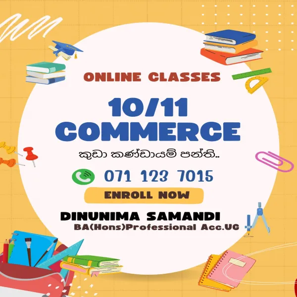 Grade 10/11 Commerce for G.C.E. O/L (Local)