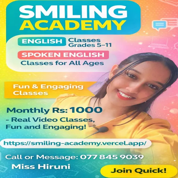 Smiling Academy -English online classes for grade 4 to 11+ Website for ...